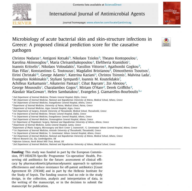 Microbiology of acute bacterial skin and skin-structure infections in ...